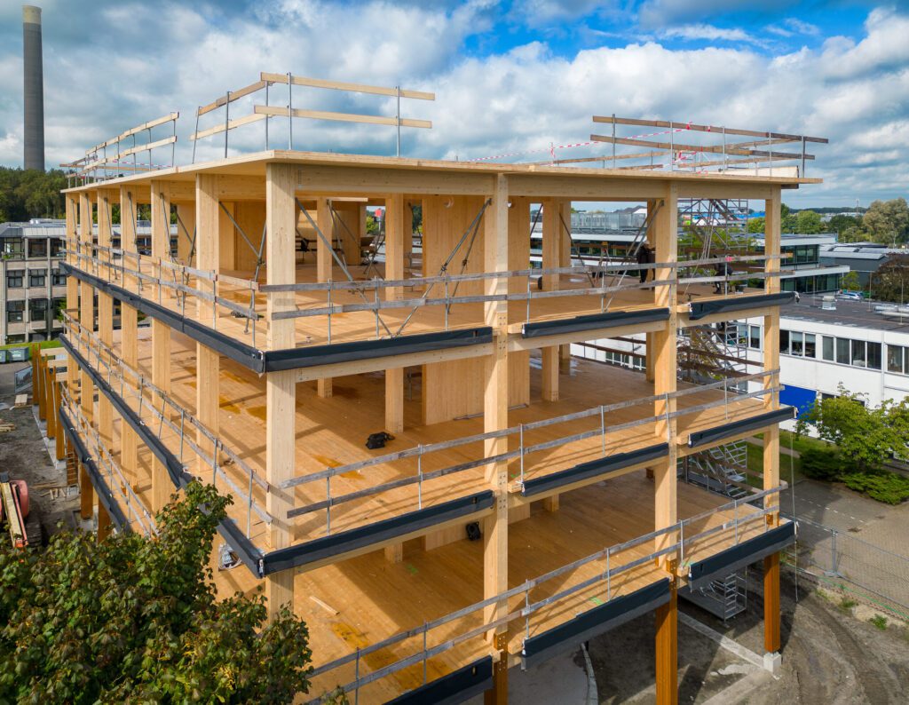 Nieuwbouw HoutWerk II, Campus Werkspoor Utrecht - Woody Builders